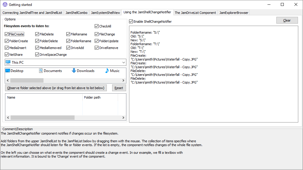 ShellBrowser Delphi Sample Projects | JAM Software