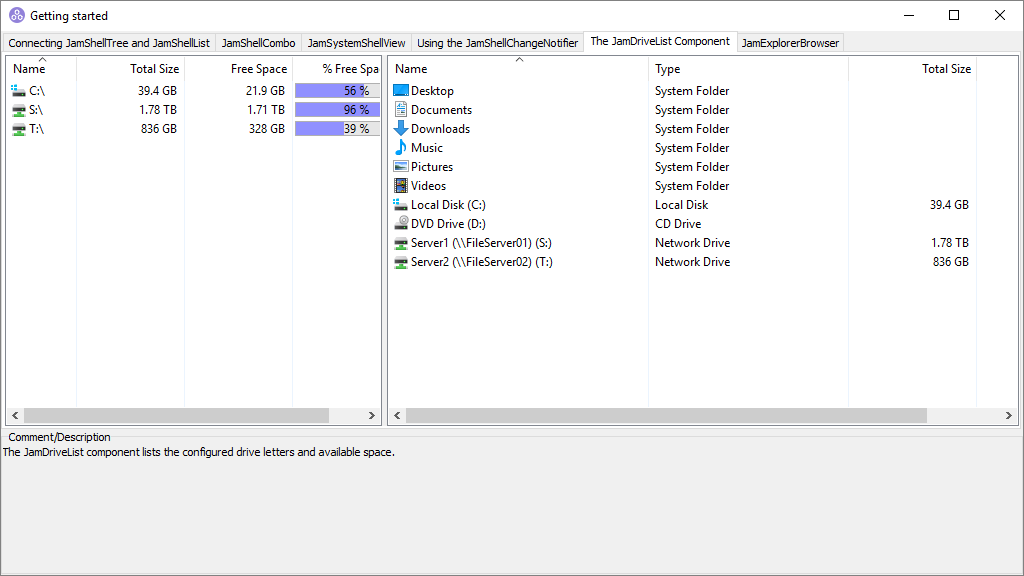 ShellBrowser Delphi Sample Projects | JAM Software
