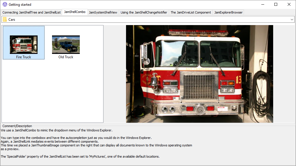 ShellBrowser Delphi Sample Projects | JAM Software